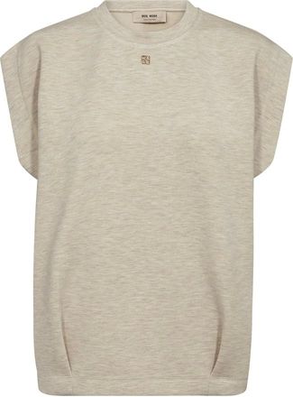 Mos Mosh MOS Mosh, Femme, Sweatshirts et sweats &agrave; capuche, Beige, Taille: 42 FR SweaT-shirt