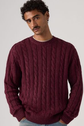 Levi's Laurel Crew Sweater - Homme - Marron / Neps Hot Chocolate - L