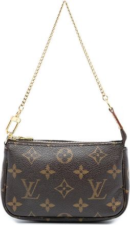 Louis Vuitton Crossbody Bags - Monogram Mini Pochette Accessoires - Gr. unisize - in Braun - f&uuml;r Damen