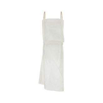 Carven Dr240 Kleid - - Dresses - Damen - Wei&szlig; - S