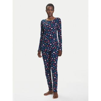 Benetton United Colors Of Benetton Pyjama 3SUP3P03N Dunkelblau Regular Fit