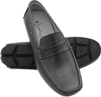 Zerimar Mocassins Homme - Mocassins Homme Cuir - Chaussures Mocassins Hommes - Mocassins Loafers - Loafers Homme Cuir - Mocassins Loafers - Noir - Taille 45