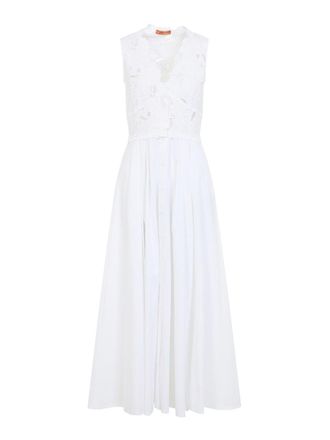 Ermanno Scervino Maxikleid - Wei&szlig;