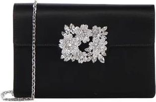 Roger Vivier Femme, Sacs, Noir, Taille: ONE Size Mini Pochette Efflorescence