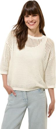 Cecil Damen B303266 Pullover, Vanilla White, XXL