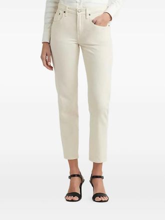 Lauren Ralph Lauren jean &agrave; taille haute - Tons neutres