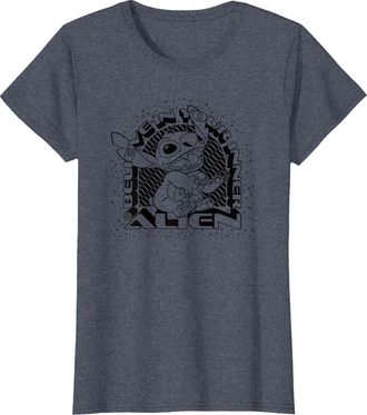 Disney Stitch Believe in Your Inner Alien Coloring Book T-Shirt