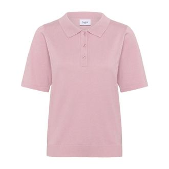 Saint Tropez Pull Polo Rose Nectar - Femme - Tops - Rose - Taille: 40 FR