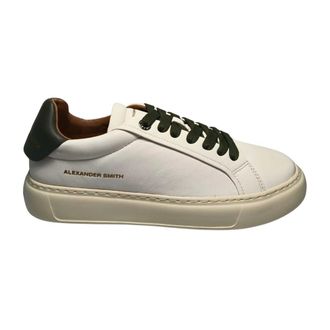 Alexander Smith Homme, Chaussures, Blanc, Taille: 41 EU Baskets Pelle