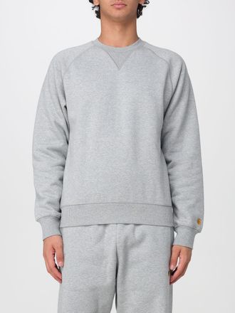Carhartt Work in Progress Einfarbiges Relaxed-Fit Baumwoll-Sweatshirt mit &uuml;berschnittenen Schultern