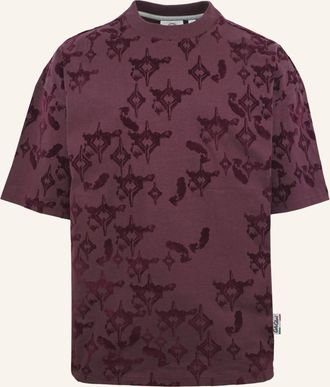 Carlo Colucci Carlo Colucci Allover Print T-Shirt - Soft Impact Fiorot rot