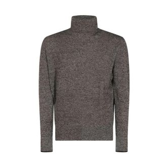 Altea Dolcevita Merino Rasata Rollkragenpullover - - Knitwear - Herren - Braun - L