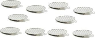 TOPBATHY 10 St&uuml;ck Serviettenklammern Kette Schl&uuml;sselband Serviettenkette Serviettenkette Esszimmerkettenklammern Serviettenhalter Kettenhalter Halskettenhalter