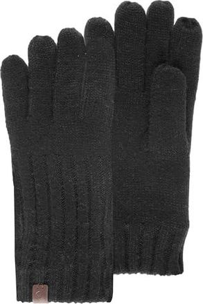 Isotoner Gants homme chauds, doublés polaire, taille unique, TU, noir