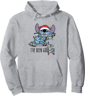 Disney Lilo & Stitch Christmas Stitch Ive been Good-Ish Pullover Hoodie