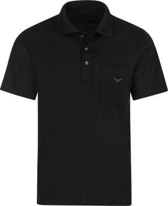 Trigema Herren Trigema Herren Single-jersey 637602 Poloshirt, Schwarz (Schwarz 008), 3XL EU