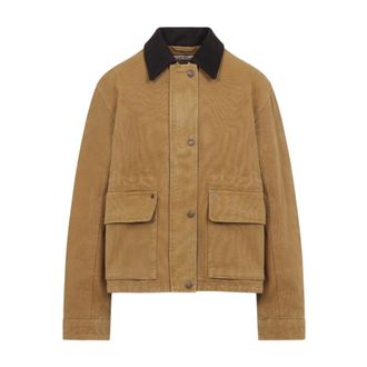 Acne Studios Femme, Vestes, Brun, Taille: 40 FR Canvas Jacket