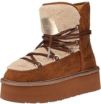 Replay Femme Gwf5a Botte Tendance, 012 Marron, 36 EU