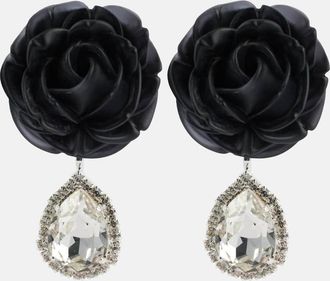 Magda Butrym Ohrringe Mini Rose mit Kristallen