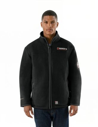 Geographical Norway Fleecejacke f&uuml;r Herren, Schwarz, XXL