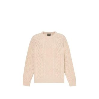 Timberland Pull droit en coton m&eacute;lang&eacute;