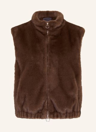 Fuchs Schmitt Fuchs Schmitt Kunstfell-Weste beige