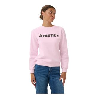 Kaffe Kamila Sweatshirt - - Sweatshirts & Hoodies - Damen - Rosa - 2XL