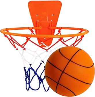 Generico Leiser Basketball: PU, 18 cm, leiser, &Uuml;bungsausr&uuml;stung, &Uuml;bungen im Innenbereich von Wohnungen, Fitness&uuml;bungen zu Hause, Montage in P