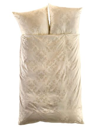 Curt Bauer Josephine 3737 Mako-Brokat-Damast Kissenbezug 40x80 2219-champagner