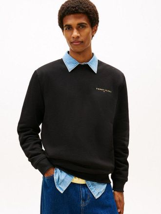 Tommy Jeans Sweatshirt TJM REG LINEAR CREW EXT mit Logostickerei