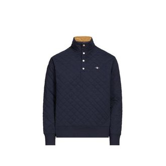 GANT Sweat col montant en coton m&eacute;lang&eacute;