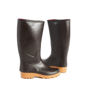 Aigle Damen Chambord Pro L2 Arbeitsgummistiefel, Braun Brun 001, 40 EU