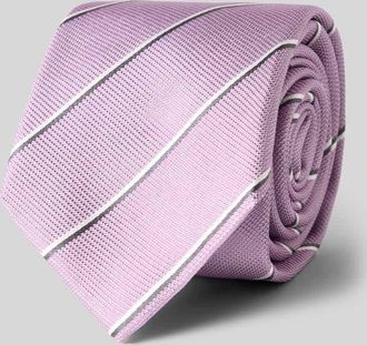 Gierremilano Seidenkrawatte aus reiner Seide mit Allover-Stitching (7,5 cm)