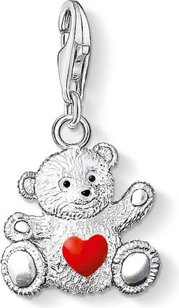 Thomas Sabo Thomas Sabo Damen Charm-Anhänger Bär Herz Charm Club 925 Sterling Silber 0680-007-10