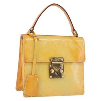 Louis Vuitton Pre-owned Cuir sacs-louis-vuitton - Femme - Pre-owned - Jaune - Taille: ONE Size