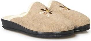 Pediconfort Mules fourr&eacute;es laine - FEMME - Taille : 39 - Couleur : Beige