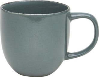 Van Well | URBAN Kaffeebecher 32 cl grau - Steinzeug stylisch, handlicher Kaffee - Tee Becher