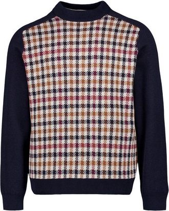 Daniel Hechter Herren Pullover blau Gemustert