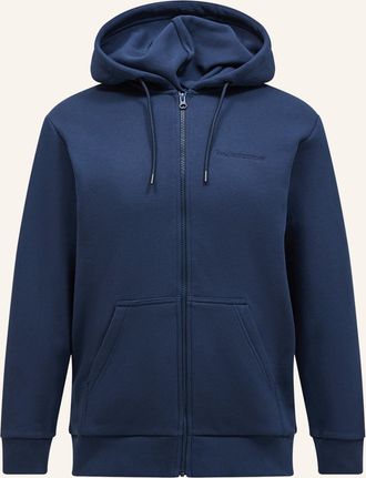 Peak Performance M Original Small Logo Zip Hood Kapuzensweatshirtjacke blau