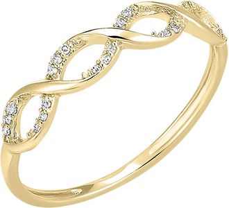Edenly Ring Frische - Ariane - Gelbgold, 18 Karat, mit Diamanten