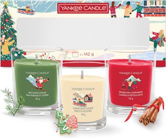 Yankee Candle Company Weihnachtsduftkerzen Geschenkset | 3 Tumbler-kerzen | Après Ski Kollektion | Perfekte Weihnachtsgeschenke für Frauen