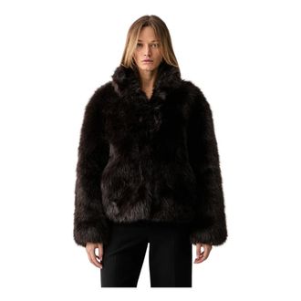 Silvian Heach Damen, Jacken, Braun, 2XLGr&ouml;&szlig;e