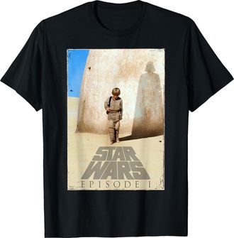 Star Wars The Phantom Menace Anakin Skywalker Desert Poster T-Shirt