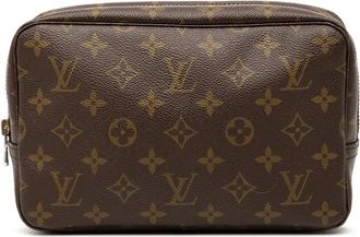 Louis Vuitton Clutches - Monogram Trousse Toilette 23 - Gr. unisize - in Braun - f&uuml;r Damen