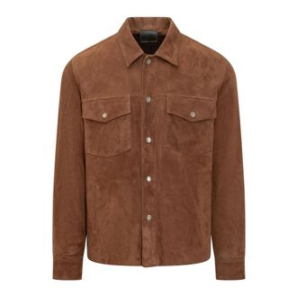 Giocasta Giocasta, Homme, Vestes, Brun, Taille: 3XL 2462Suede Jacket
