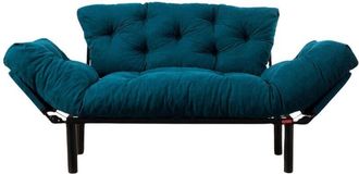 Les Tendances Les Tendances - Canap&eacute; 2 places convertible en tissu Nitta