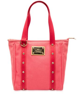 Louis Vuitton 2006 Antigua Cabas MM Tote Bag - Rosa