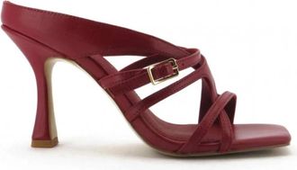 Elvio Zanon Femme, Chaussures, Rouge, Taille: 40 EU Sandali Mules in pelle