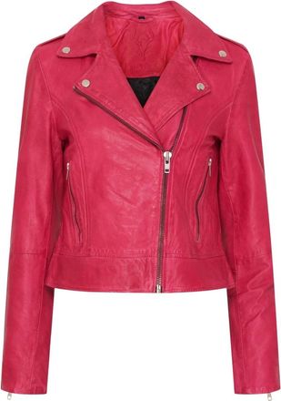 Notyz Notyz - Biker Jacket - Femme - Vestes - Rose - Taille: 38 FR