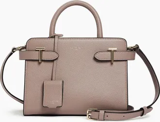 Le Tanneur Petit sac &agrave; main Emilie en cuir grain&eacute;